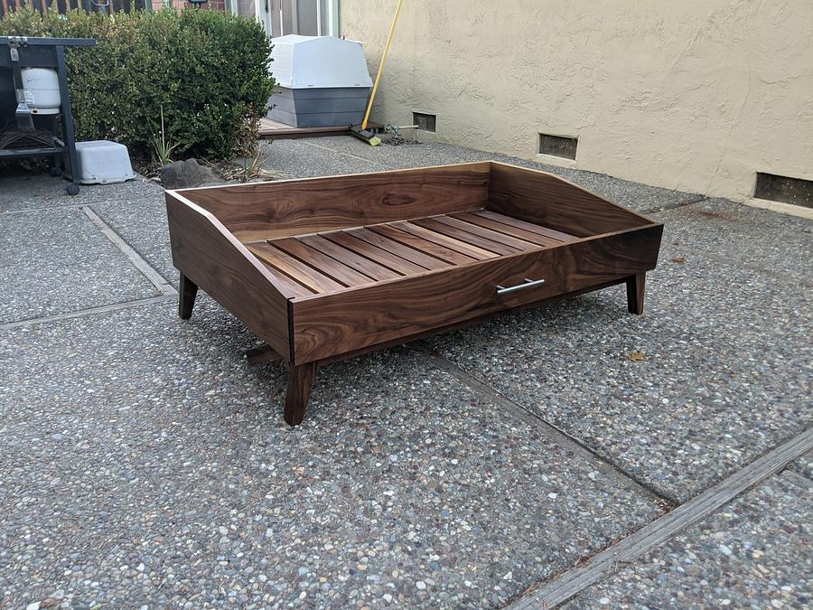 Expandable Dog Bed Woodworking Project By Zhwoodworking Craftisian
