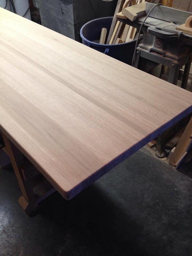 White oak, butcher block, counter top - Woodworking Project by Hartman ...