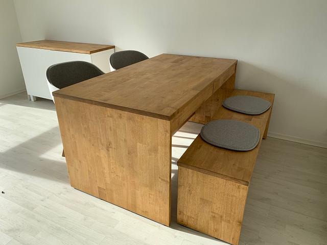 Dining table with bench - Woodworking Project by Dutchy - Craftisian