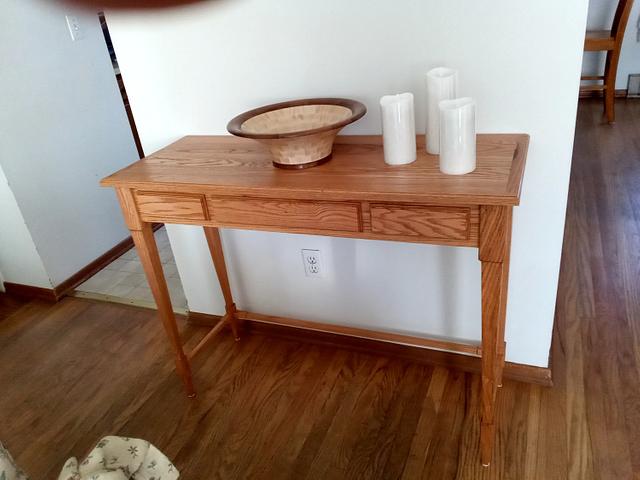 Latest project hall table for my wife - Woodworking Project by ...