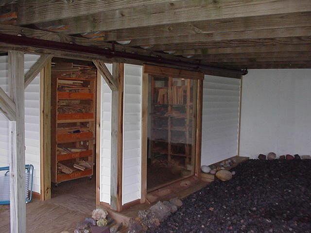 Wood Storage Room-under the deck - Woodworking Project by Jim Jakosh ...