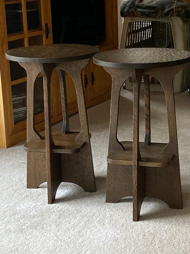 Pair of Limbert Tables - Woodworking Project by Bondo Gaposis - Craftisian