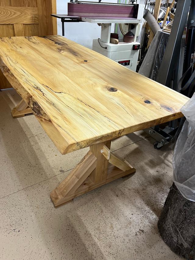 Live edge dining table #4 - Woodworking Project by Woodmaster1 - Craftisian