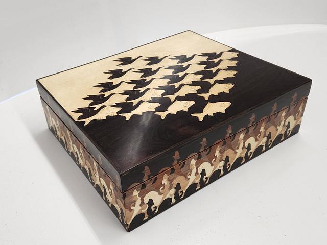 Box Swap 2023, A Tribute to M.C. Escher - Woodworking Project by ...