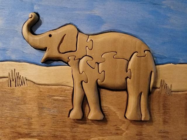 Elephant Puzzle - Woodworking Project by Birdseye49 - Craftisian