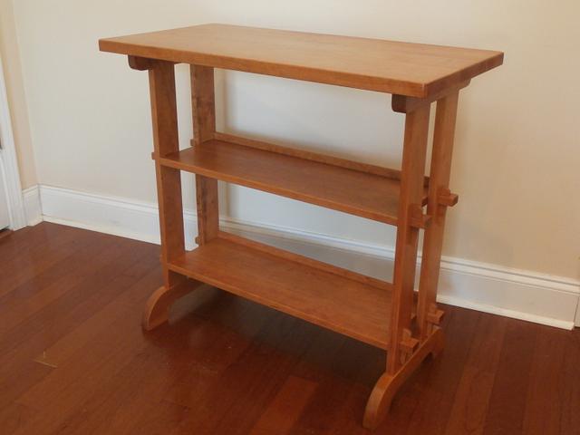 Tusk tenon side table - Woodworking Project by 987Ron - Craftisian