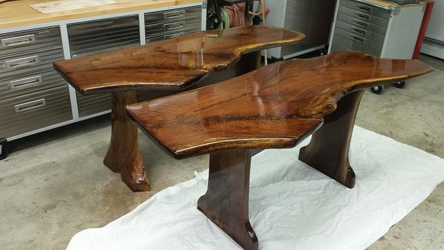 Natural edge tables - Woodworking Project by Tim0001 - Craftisian