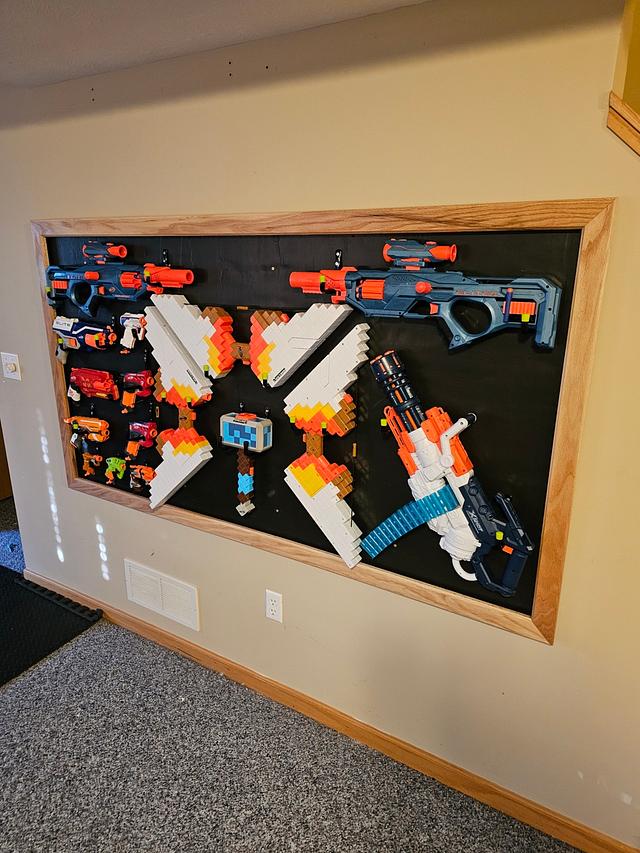 Nerf wall! - Woodworking Project by jamsomito - Craftisian