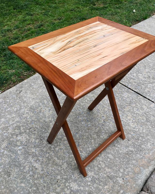 Folding TV Trays - Woodworking Project by oldrivers - Craftisian