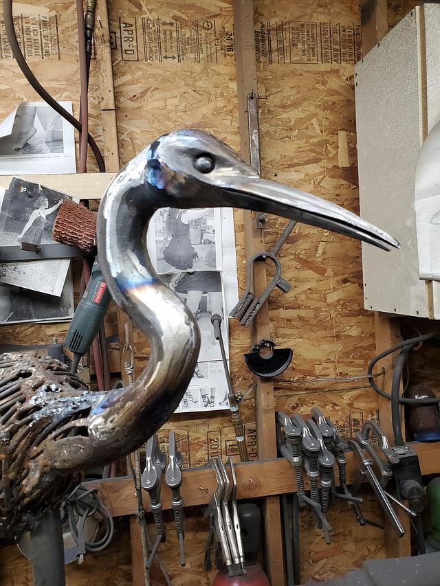 Blue Heron #2 - Metalworking Project by WestCoast Arts - Craftisian