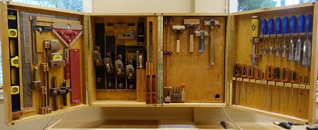 Tool Cabinet Upgrade (& box for a plumb bob) - Woodworking Project by ...