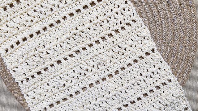 Easy Homestead Crochet Long Table Runner - Needleworking Project by ...