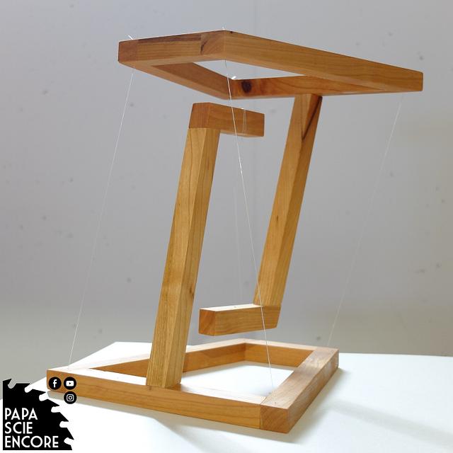 Another impossible table - Tensigrity Sculpture - Woodworking Project ...