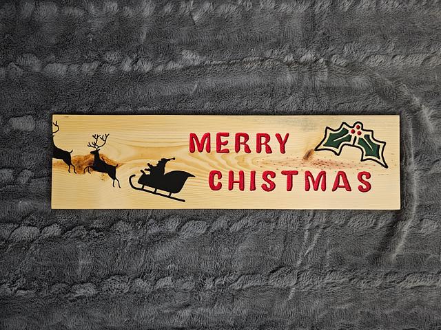 Christmas signage - Woodworking Project by Jeff Vandenberg - Craftisian