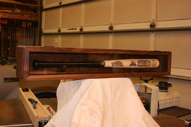 baseball bat display case - Woodworking Project by Pottz - Craftisian