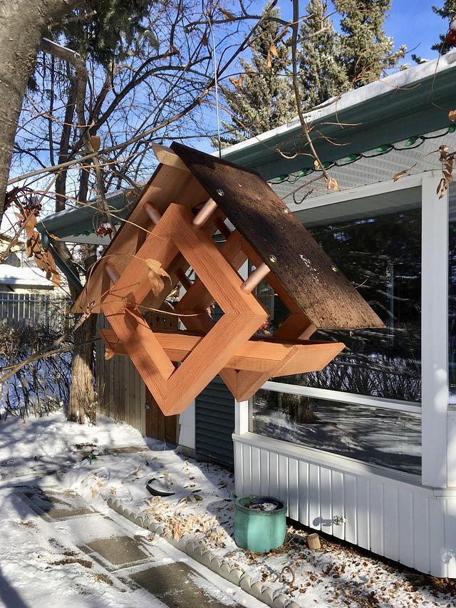 A wee bird feeder - Woodworking Project by Narinder Jugdev - Craftisian