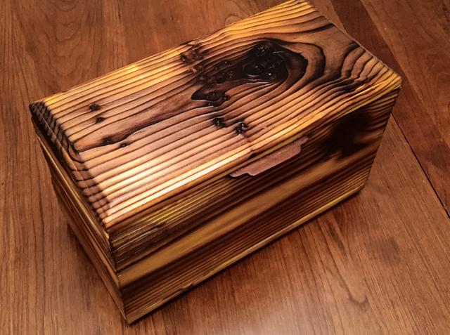Deep Burn Shou Sugi Ban Box - Woodworking Project by MrRick - Craftisian