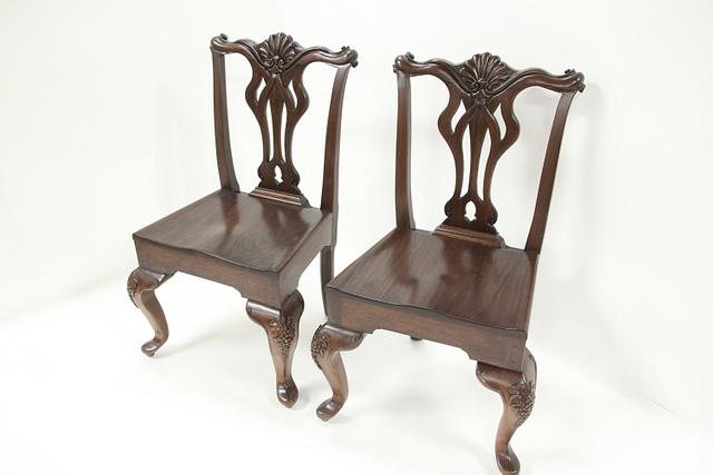 Two Chippendale Style, Side Chairs - Woodworking Project by Dennis ...