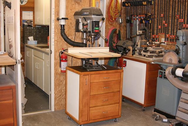 drill press cabinet - Woodworking Project by Pottz - Craftisian