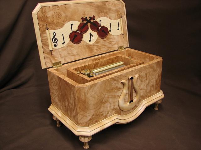 Music Box, 72 note Movement. - Woodworking Project by Dennis Zongker ...