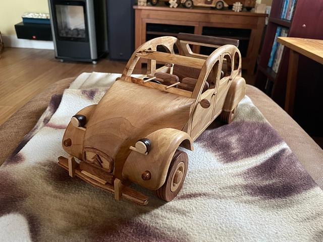 Wooden model build - Citroen 2CV - Woodworking Project by Steve ...