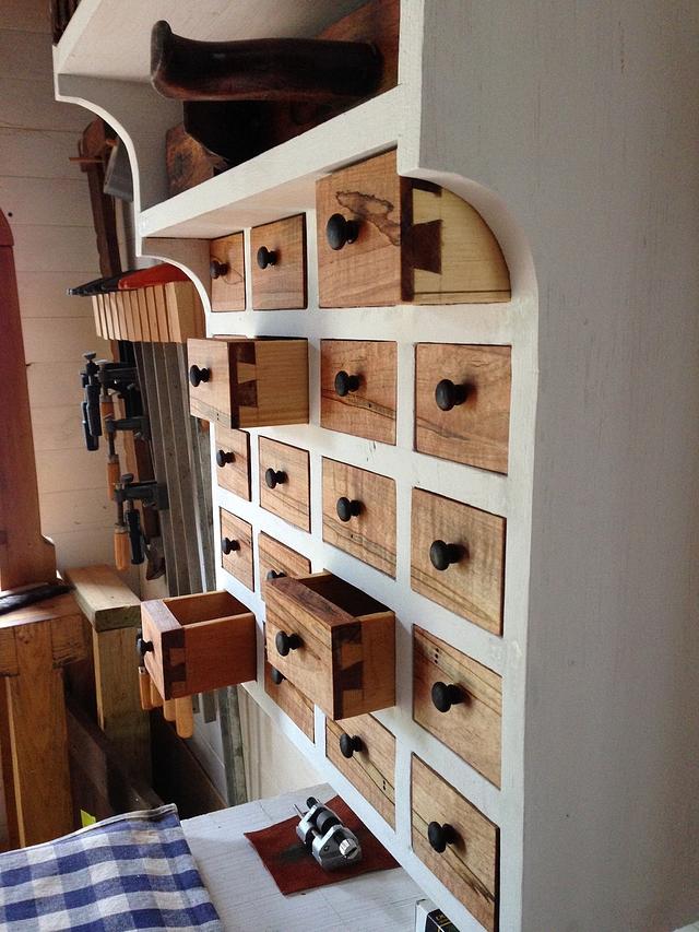 Twenty-Drawer Hardware Cabinet - Woodworking Project by Ron Aylor ...
