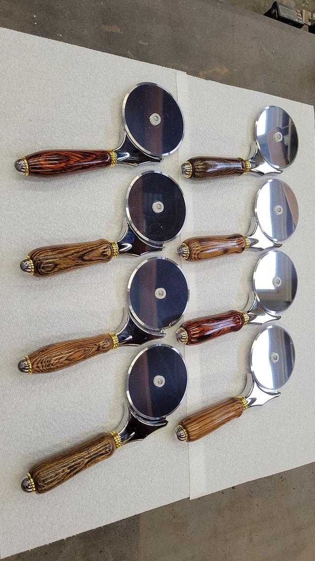 Pizza cutters - Woodworking Project by Pottz - Craftisian