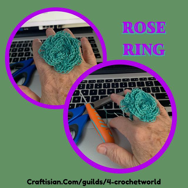 Crochet Ring - Needleworking Project by MsDebbieP - Craftisian