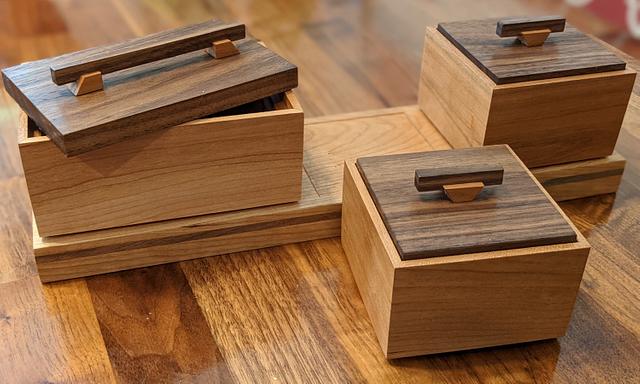 trinket boxes - Woodworking Project by maddogio - Craftisian