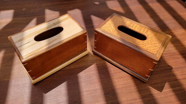 Kleenex boxes - Woodworking Project by Pottz - Craftisian