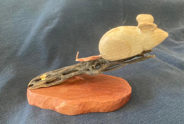 Mouse on Cholla - Woodworking Project by Dave Polaschek - Craftisian