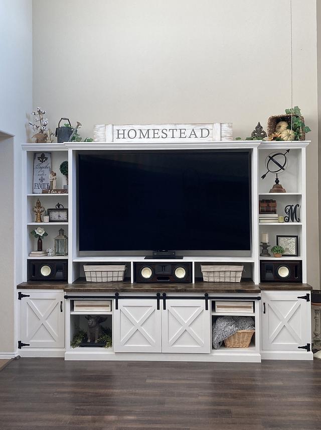 Wall Unit build-in Entertainment Center - Woodworking Project by Dee ...