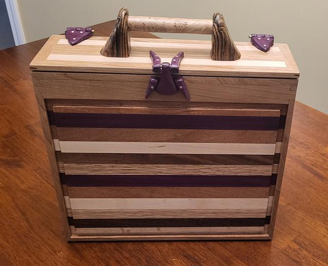 Tambourine Box - Woodworking Project by Eric - the "Loft" - Craftisian