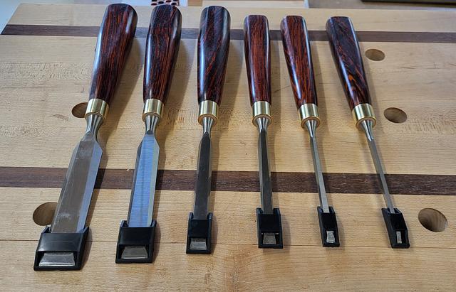 Chisel Set (Turned Handles) - Woodworking Project by Eric - the "Loft ...