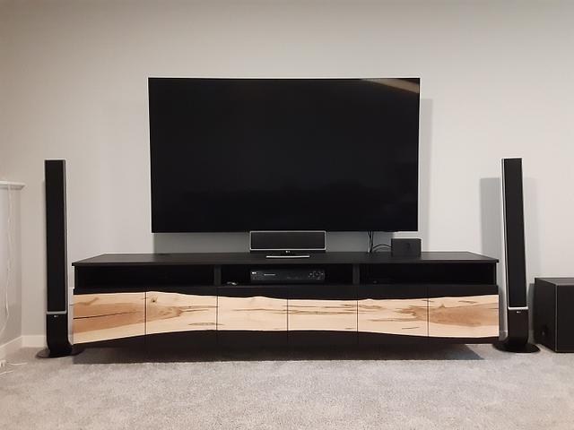Ambrosia Maple Media Unit - Woodworking Project by scorpionwerx ...