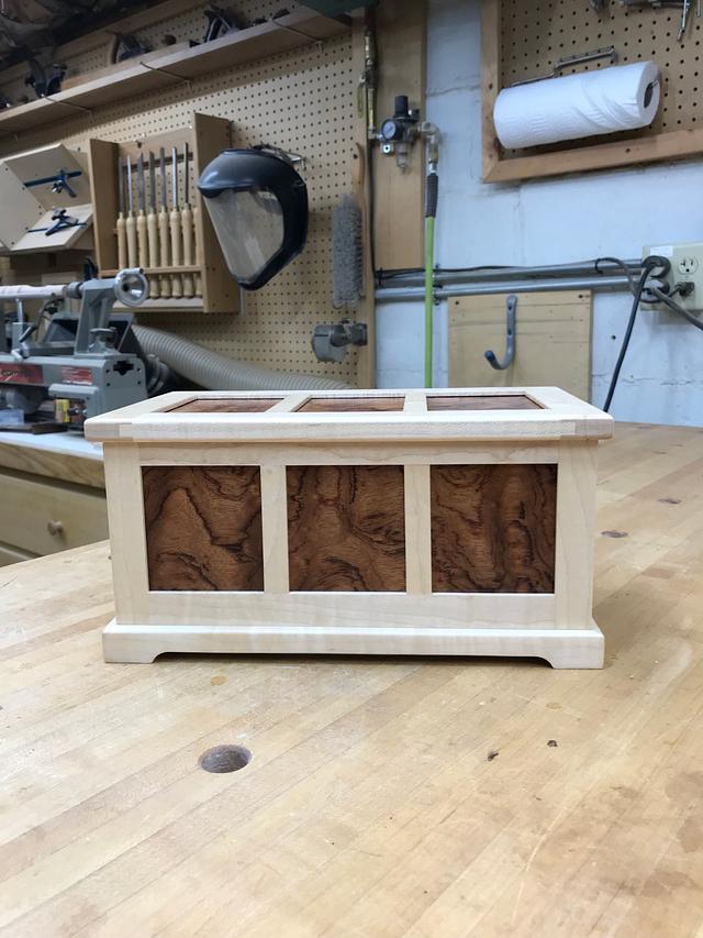 Waterfall Bubinga and Maple keepsake box - Woodworking Project by kdc68 ...