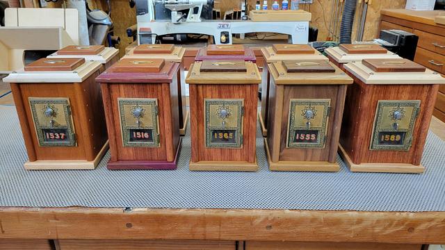 vintage post office bank boxes - Woodworking Project by Pottz - Craftisian