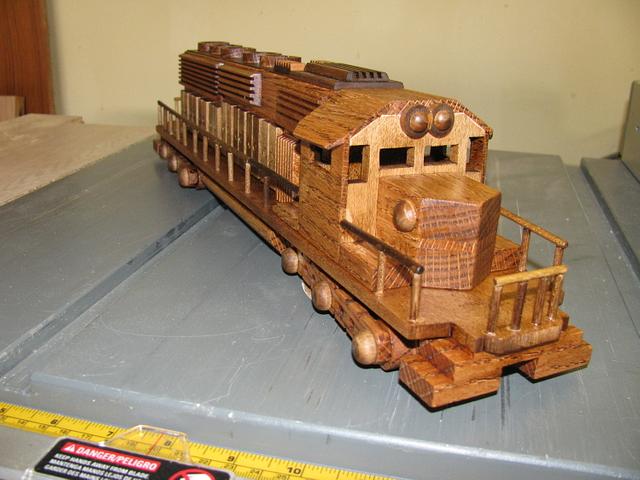 Scratch built Diesel - Woodworking Project by HTL - Craftisian