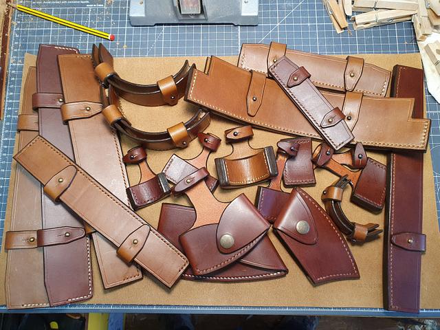 20 Leather Sheaths for Edge Tools - Leatherworking Project by Brit - Craftisian