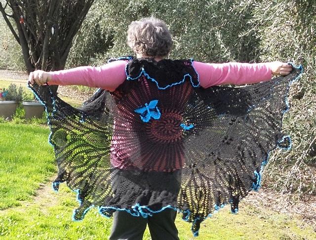 Butterfly Hippie Vest - Needleworking Project by Kristi - Craftisian