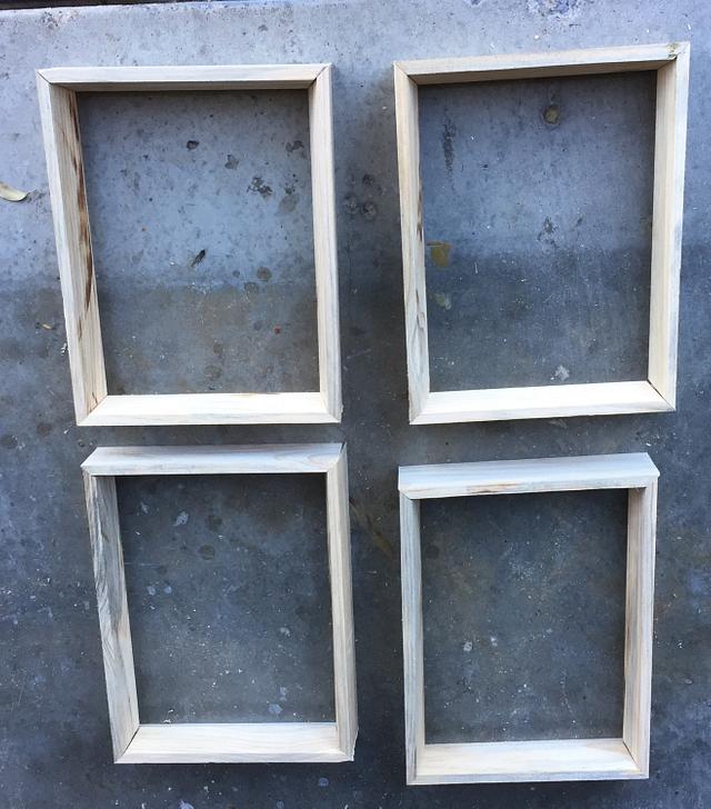 4 x A4 Painting frames - Woodworking Project by RobsCastle - Craftisian