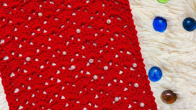 Simple and Easy Crochet Table Runner Valentine's Day Pattern ...