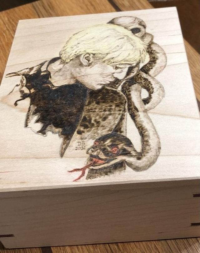 Small Box - pyrography ( not laser) - Woodworking Project by Dan B ...