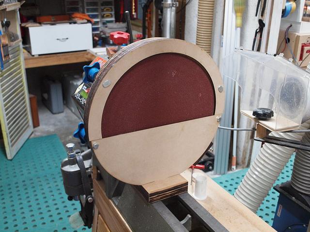 Lathe's Disc Sander Dust Extraction - Woodworking Project by ...