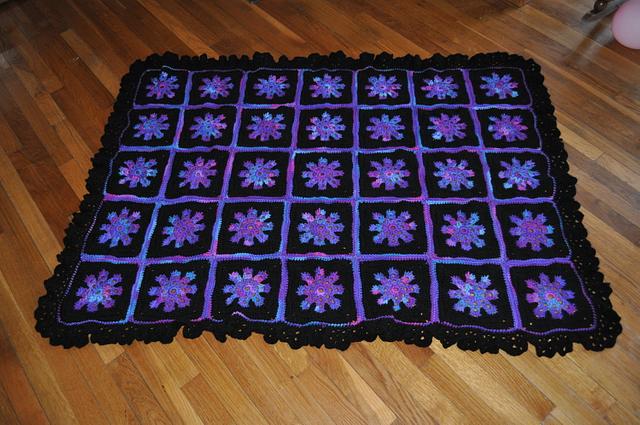 Psychedelic Snowflakes - Needleworking Project by Transitoria - Craftisian