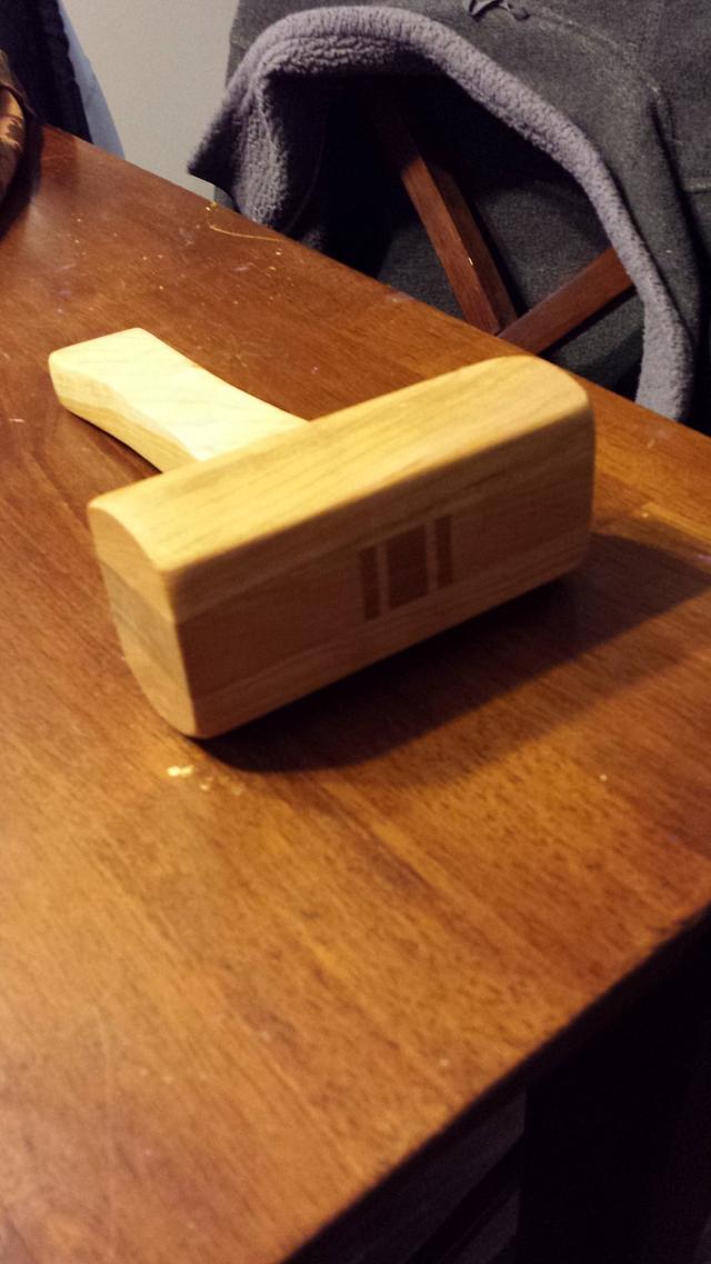 Cherry mallet - Woodworking Project by BigTexTactical - Craftisian
