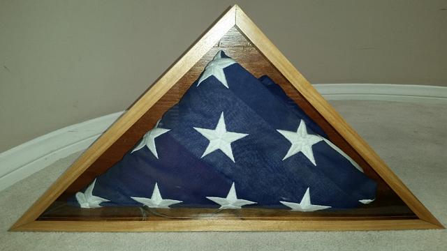 Memorial Flag Display Case - Woodworking Project by Rayner Custom ...