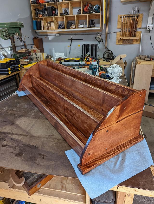 Coffee syrup display case - Woodworking Project by Galvipa - Craftisian