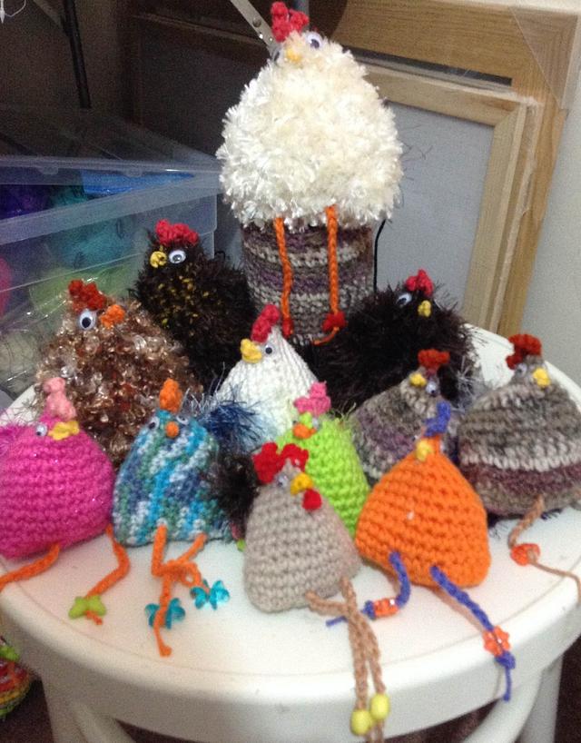 Cheeky chickens - Needleworking Project by Ella - Craftisian