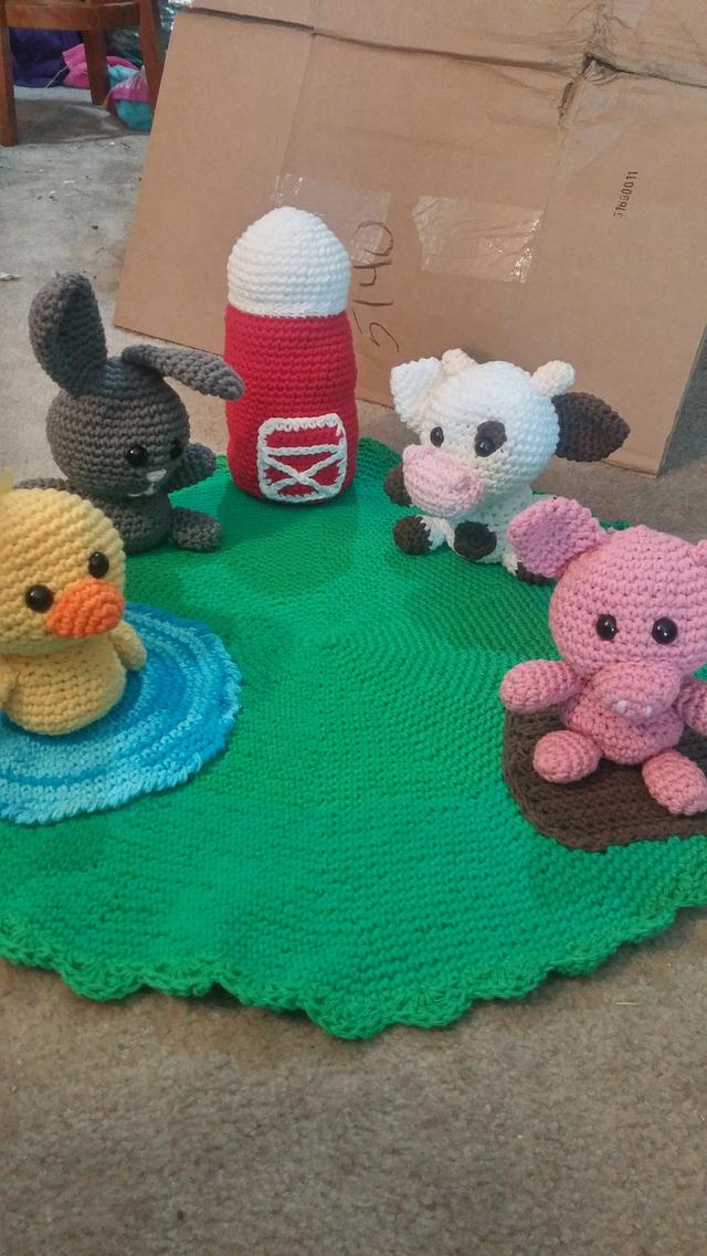 Farm playset - Needleworking Project by Down Home Crochet - Craftisian